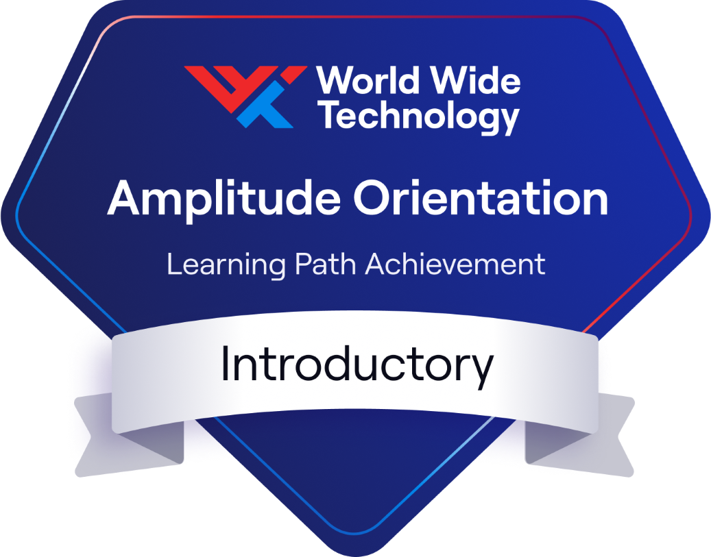 Amplitude Orientation Learning Path Achievement - WWT