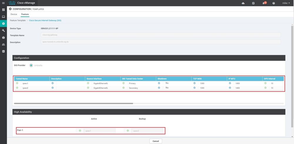 Umbrella SIG Integration With Cisco SD-WAN - WWT